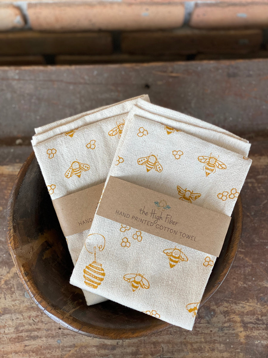 High Fiber Bees Kitchen Towel – Cottle and Gunn