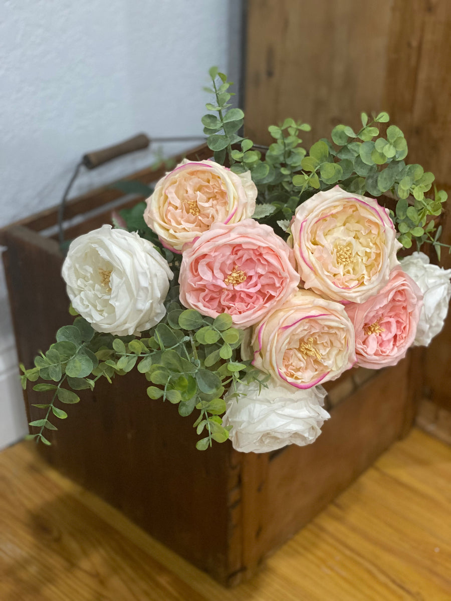 REAL TOUCH WHITE 17" ENGLISH ROSE – Cottle and Gunn